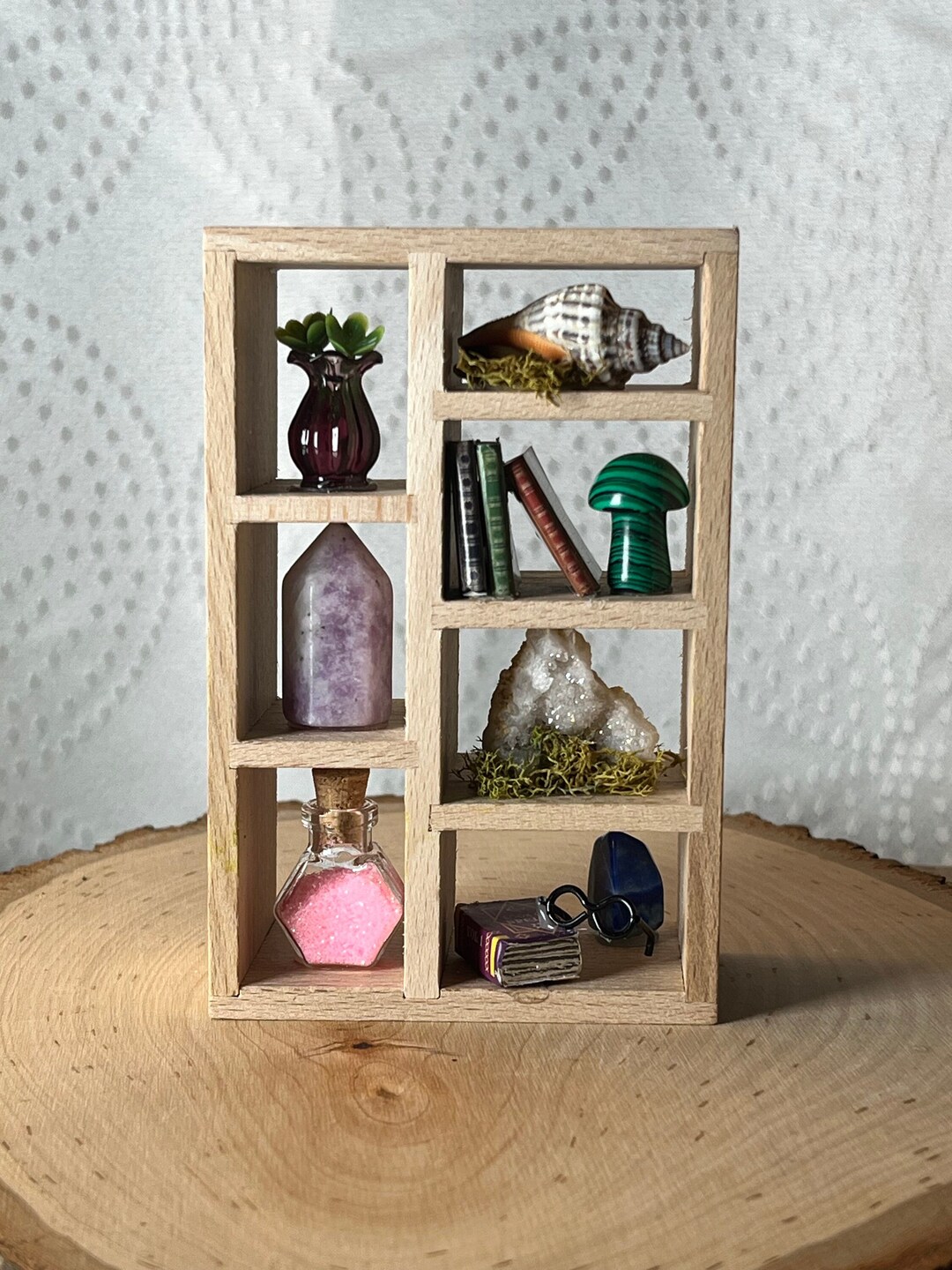 Magical Shelf With Trinkets, Fairy Furniture, Tiny Items - Etsy