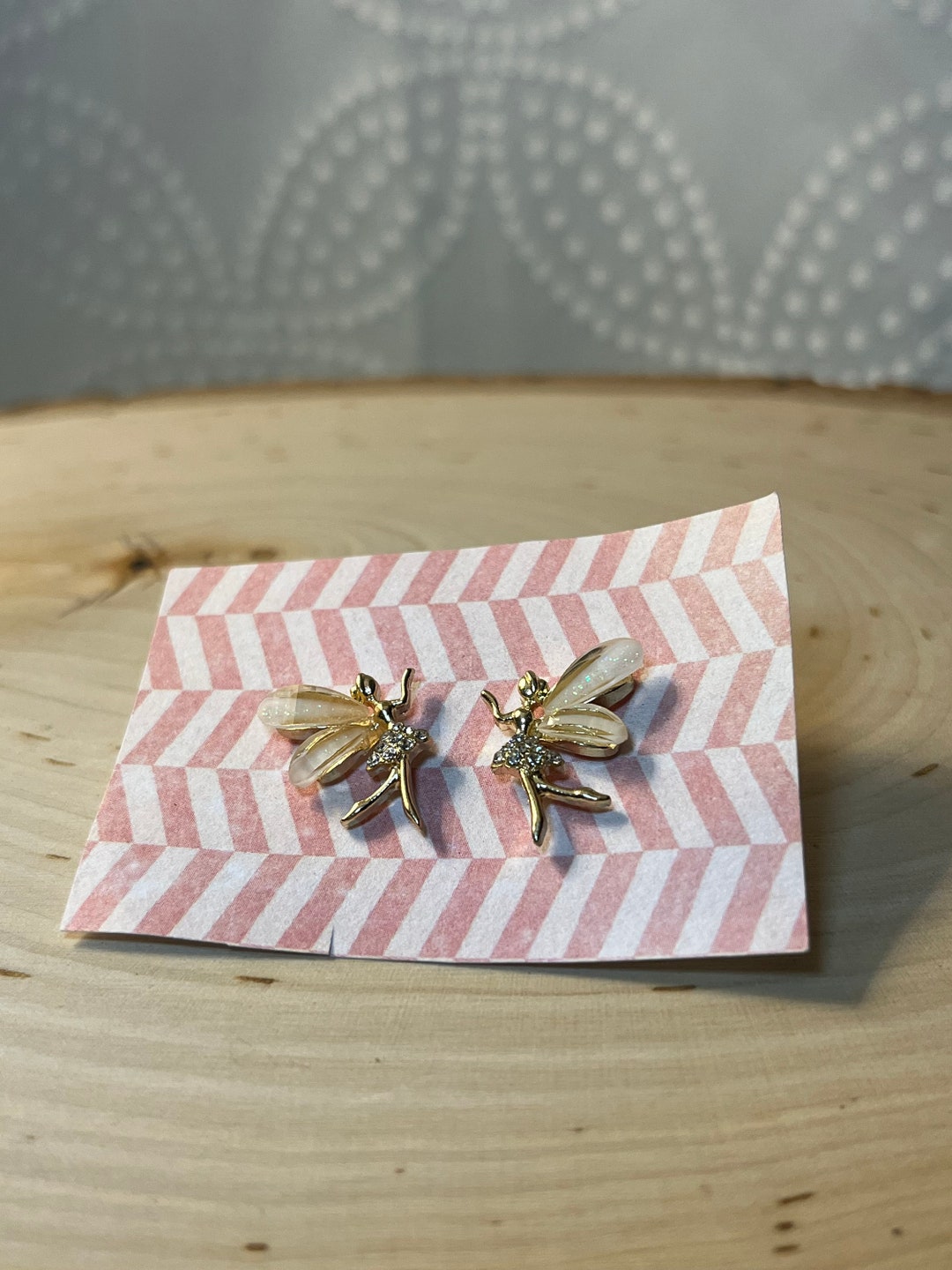 Magical Fairy Earrings, Whimsical Jewelry, Sparkling Studs - Etsy