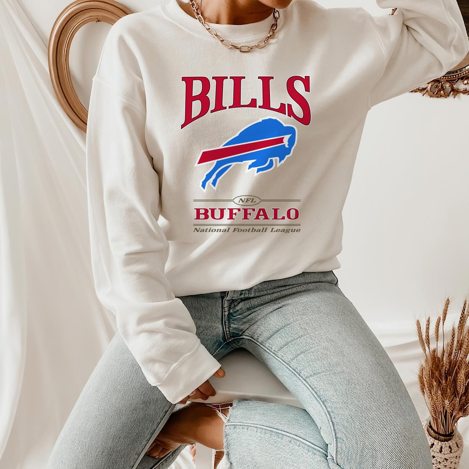 Retro 90s Buffalo Bills Sweatshirt, Buffalo Bills Style T-shirt, Bill ...