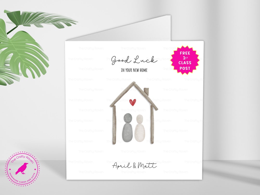 Good Luck in Your New Home Personalised Card. - Etsy UK