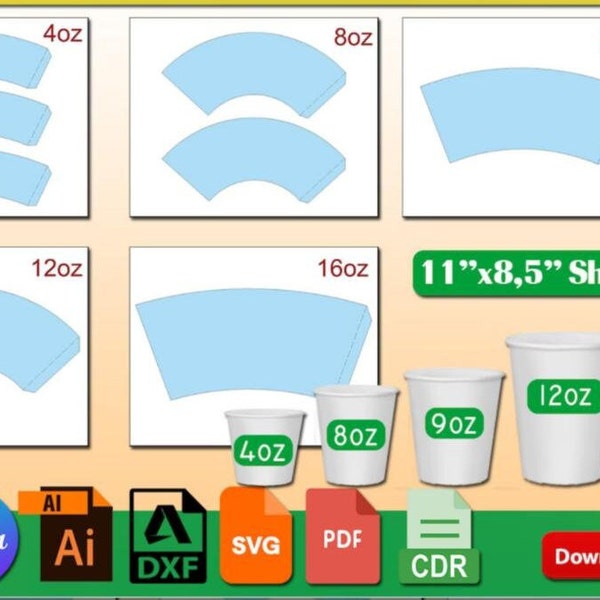 Custom Logo Disposable Coffee Cups - Etsy