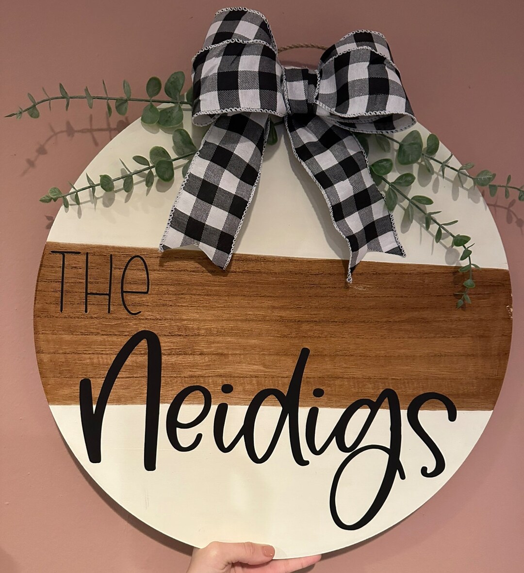 Family Front Door Sign - Etsy