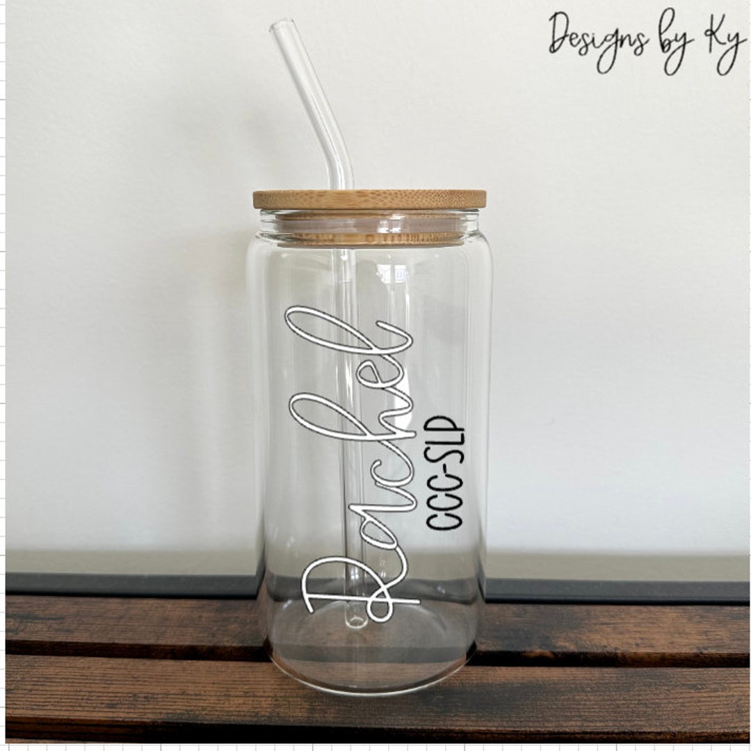 CCC-SLP Glass Cup | Beer Glass | SLP Glass Cup | Speech Therapist Cup ...