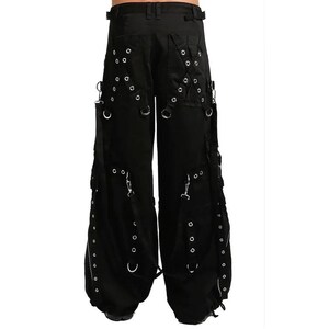 Fashion Gothic Pant Goth Jeans Punk Cyber Chain Rock Black Gothic ...