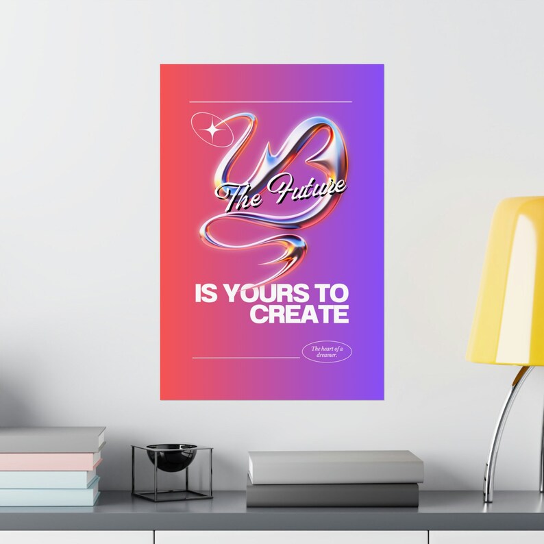 Dreamcore Y2k Poster | Aesthetic Print | Futuristic Wall Art Digital ...