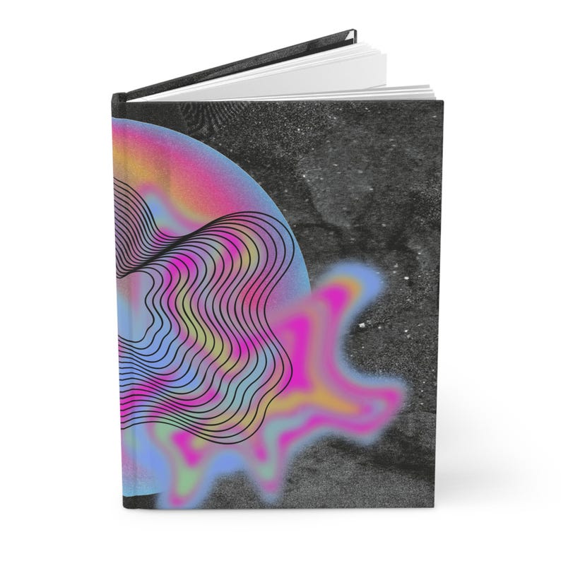 Vaporwave Grunge Journal | Y2k Aesthetic Hardcover Journal | Retro 90's ...