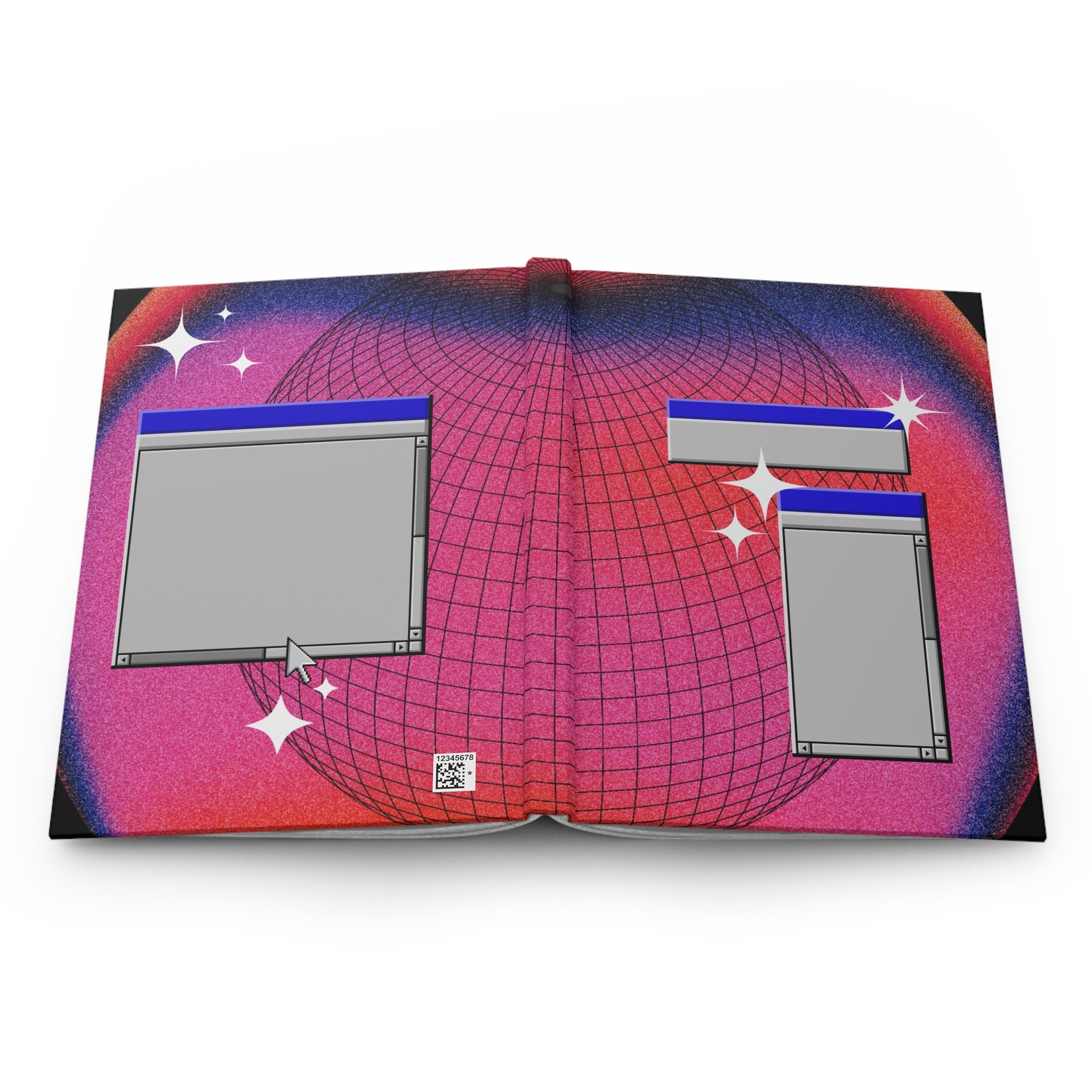 Y2k Aesthetic Hardcover Journal Retro 90's 00's Journal Vaporwave ...