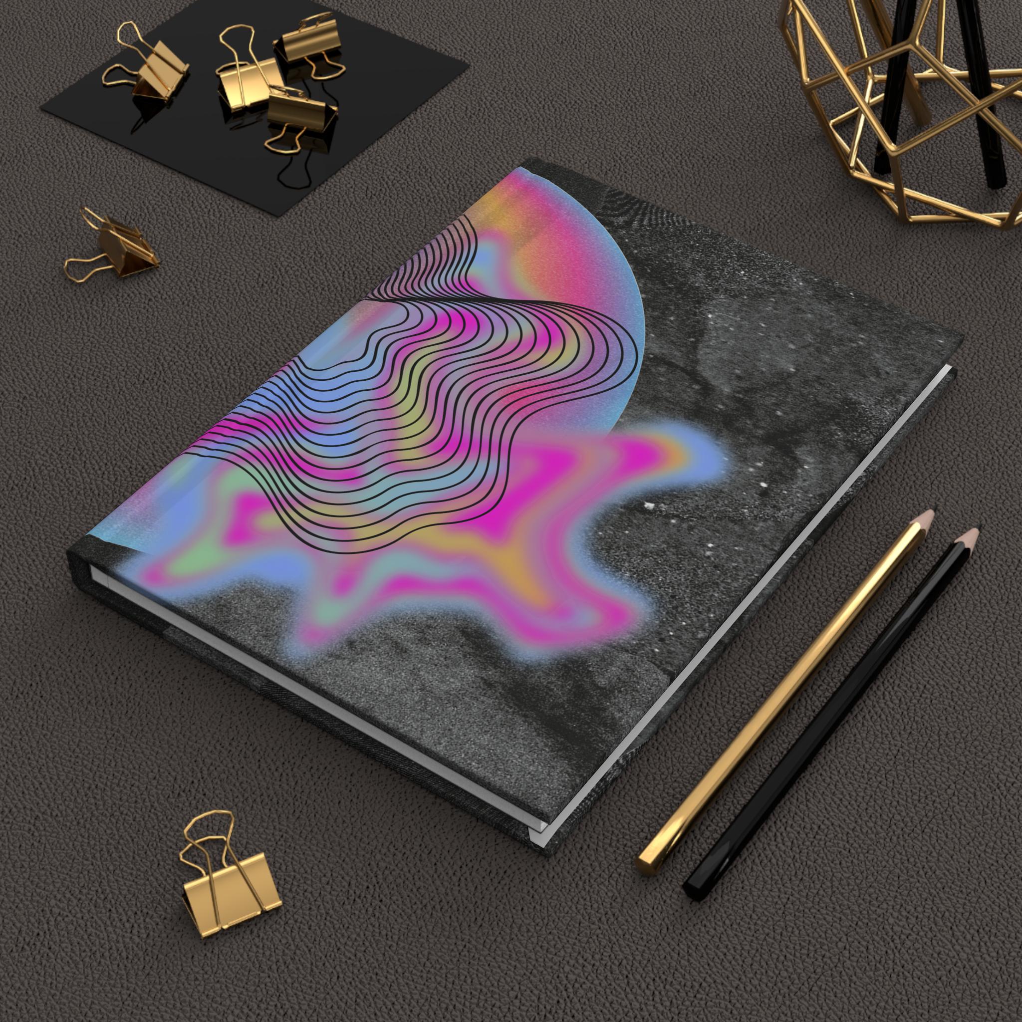 Vaporwave Grunge Journal | Y2k Aesthetic Hardcover Journal | Retro 90's ...