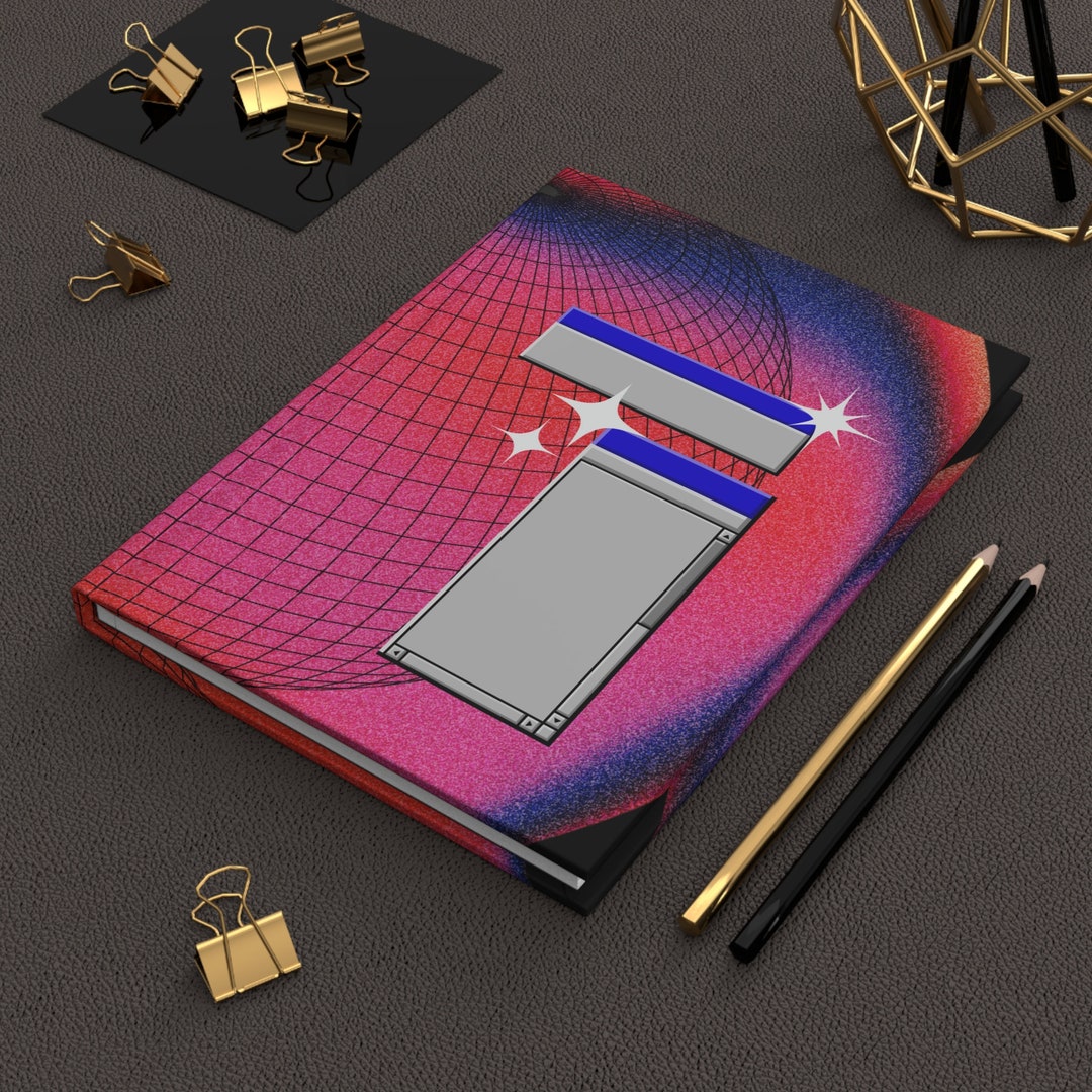 Y2k Aesthetic Hardcover Journal | Retro 90's 00's Journal | Vaporwave ...