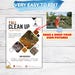 Fall Clean up Services Flyer Template: Editable Canva Design (digital ...