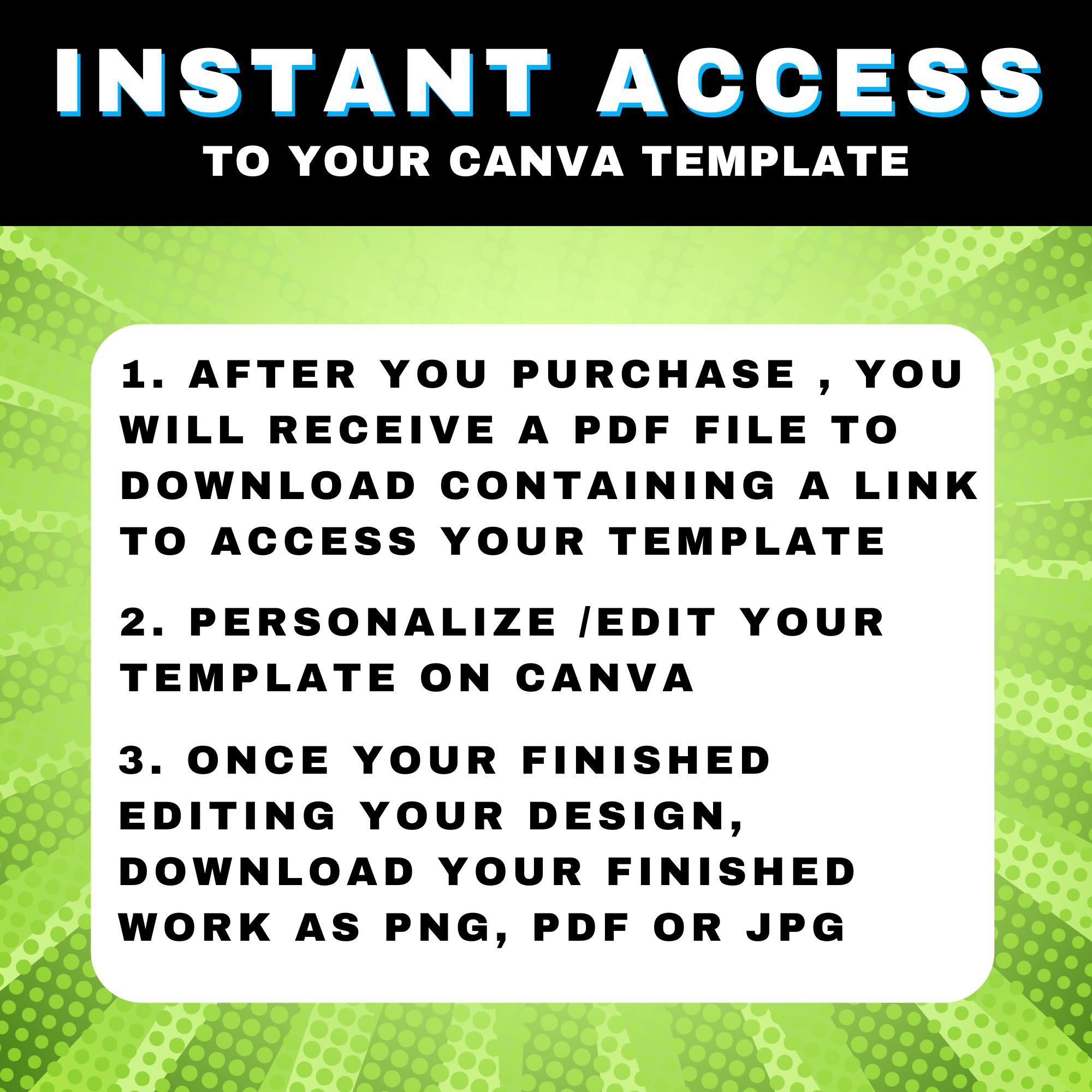 Fall Clean up Services Flyer Template: Editable Canva Design (digital ...