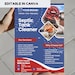 Septic Tank Cleaner Flyer Template: Canva Design (digital Download) - Etsy