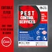 Pest Control Services Flyer Template: Customizable Canva Design ...