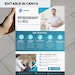 Physiotherapy Clinic Flyer Template: Customizable Canva Design - Etsy