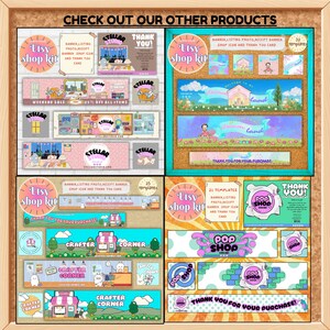 Crochet Shop Branding Kit: Etsy Banner & Icon Templates (canva) - Etsy