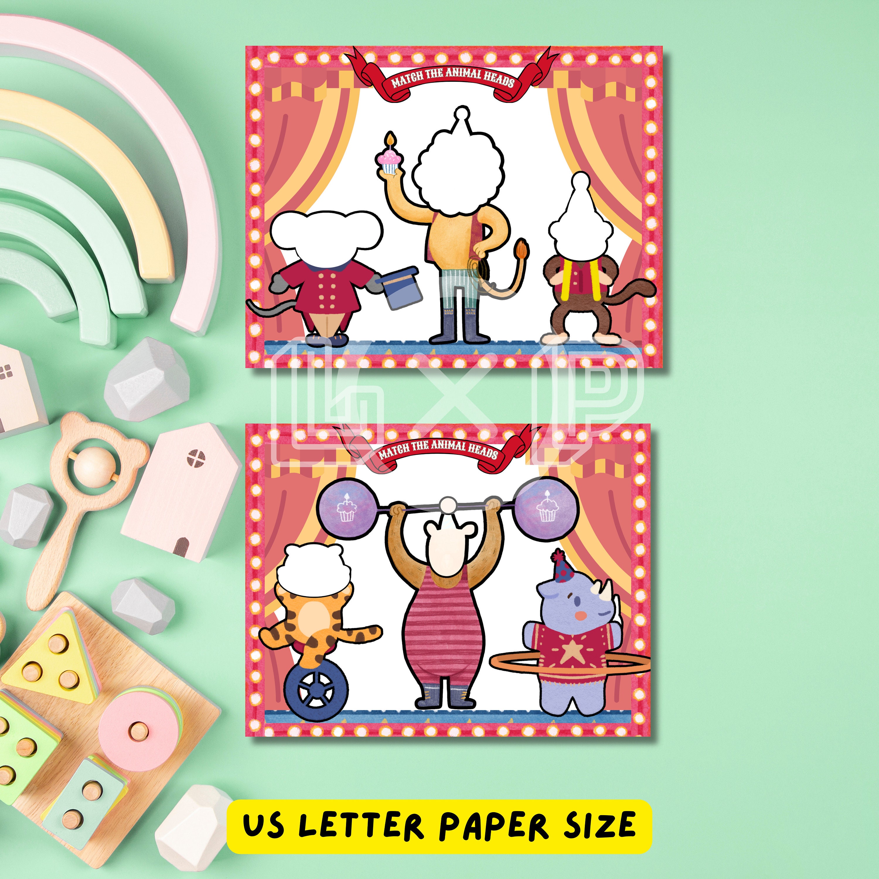 Circus Theme Kid's Busy Book, Printable Digital Download. Pre School ...