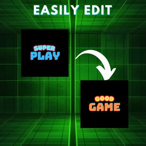 Youtube Gaming Vlog Branding Kit, Editable Digital Download. Canva ...