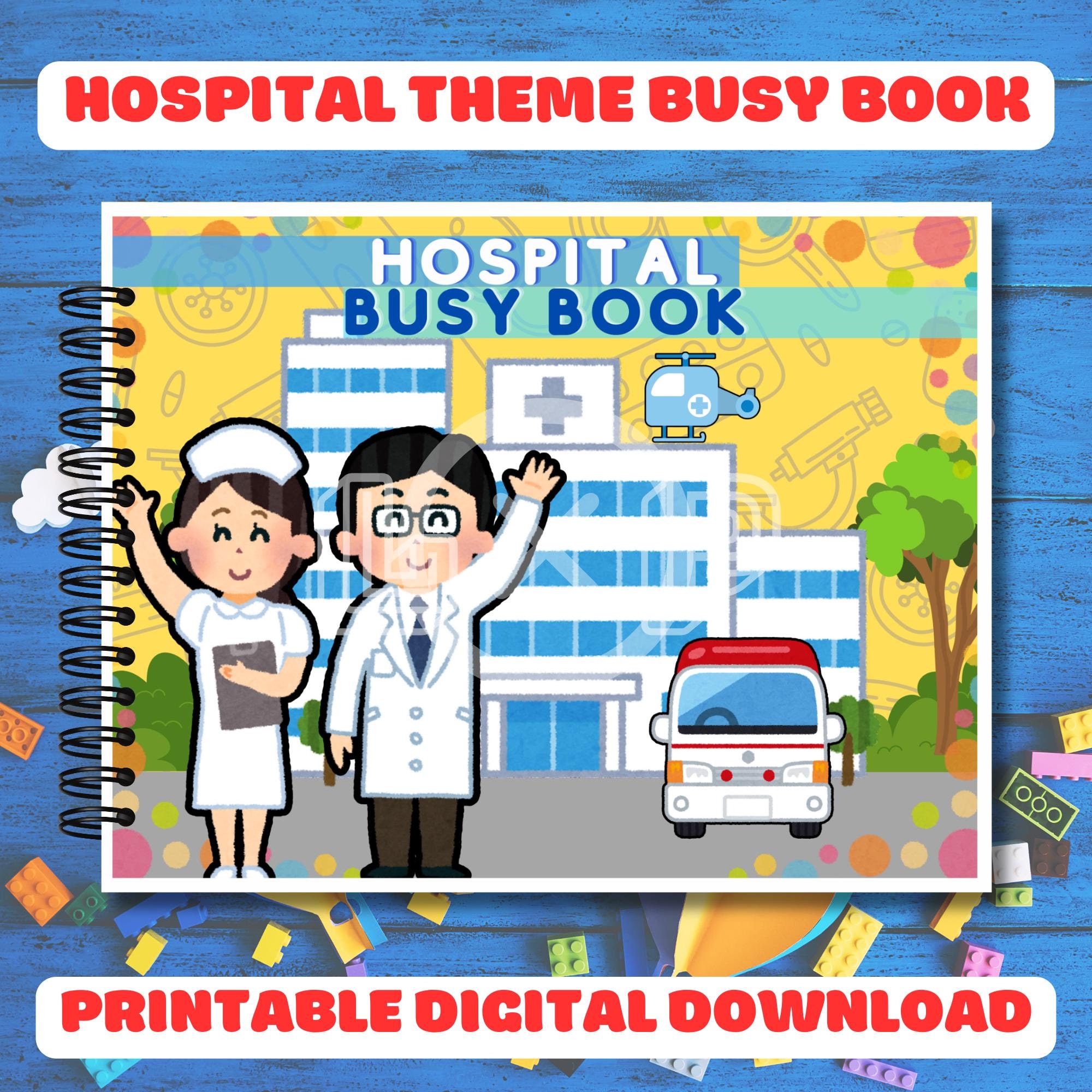 Hospital Theme Busy Book. Digital Download PDF File. Activity Sheets ...