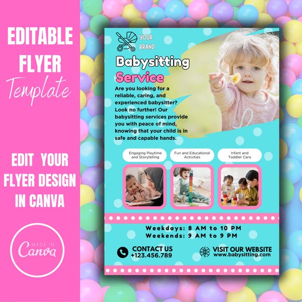 Septic Tank Cleaner Flyer Template. Premade Canva Template Design ...