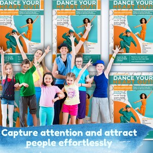Editable Dance Camp Flyer Template | Dance Workshop Promotional Poster ...