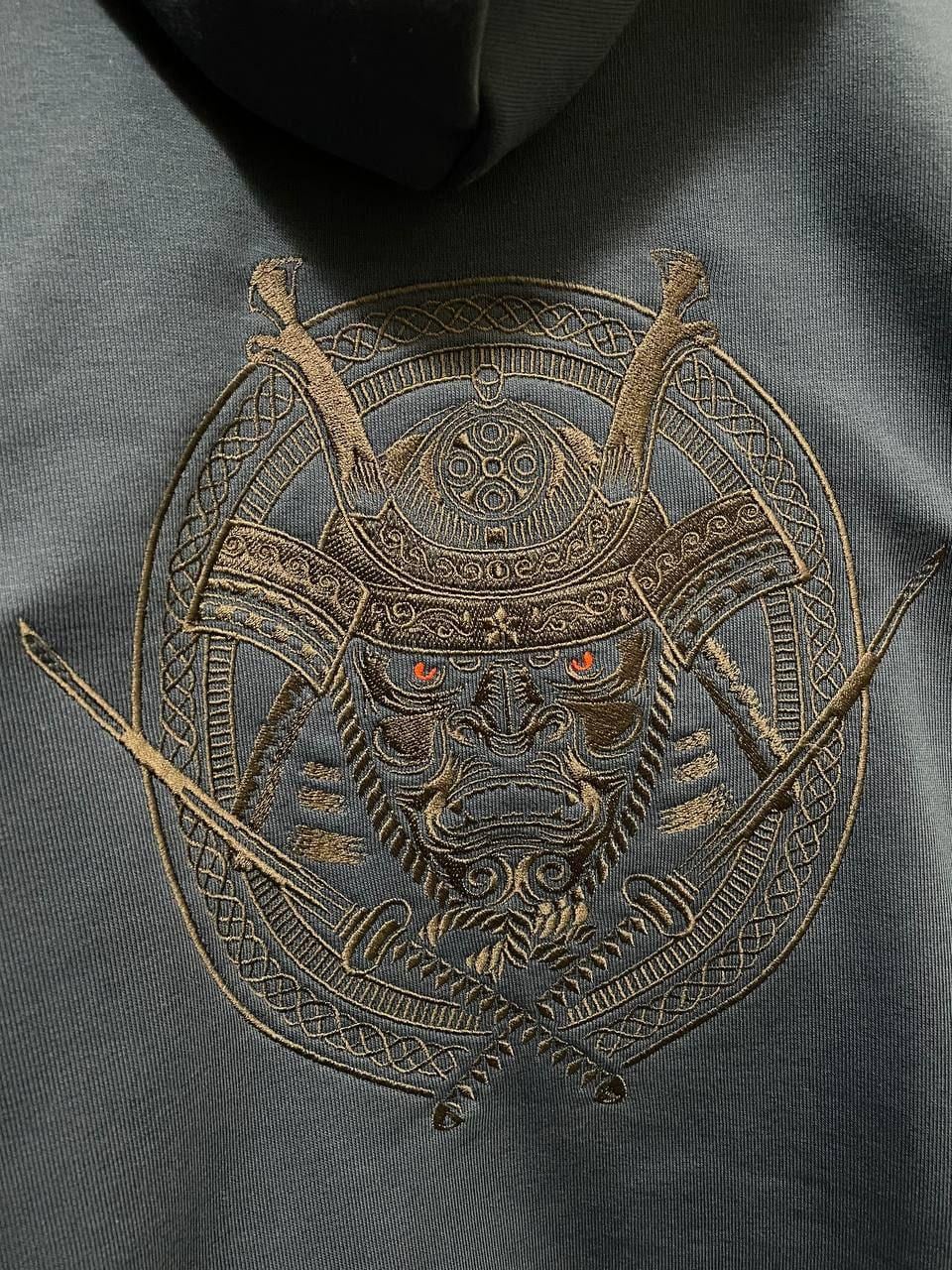Samurai Embroidery Machine Design, Samurai Head, Japan Embroidery ...