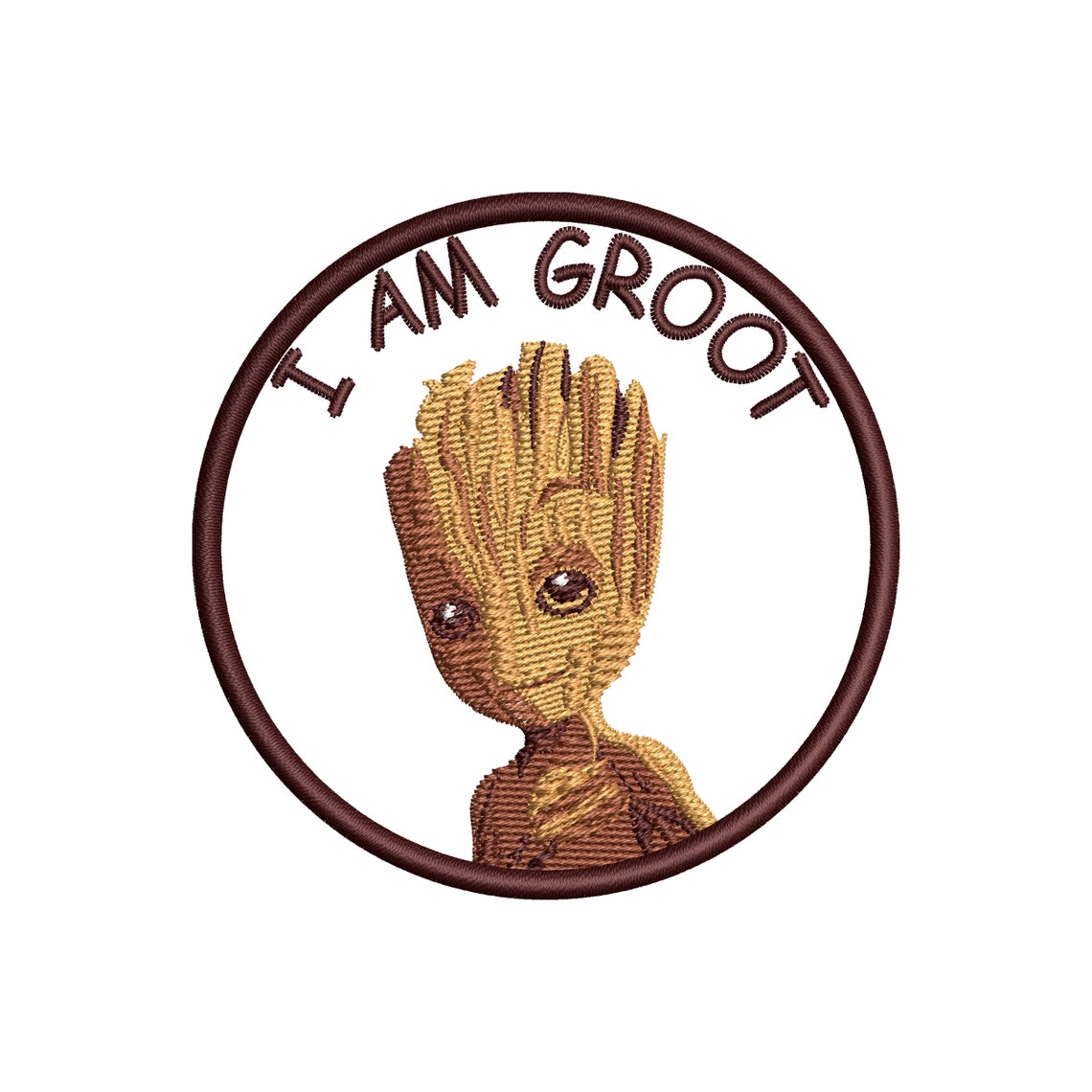 Design for Embroidery of I Am Groot, Guardians of the Galaxy, Marvel ...