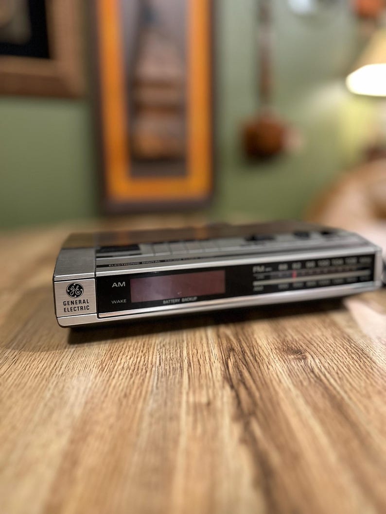 Vintage General Electric Woodgrain AM/FM Radio Model No. 7-4634B - Etsy