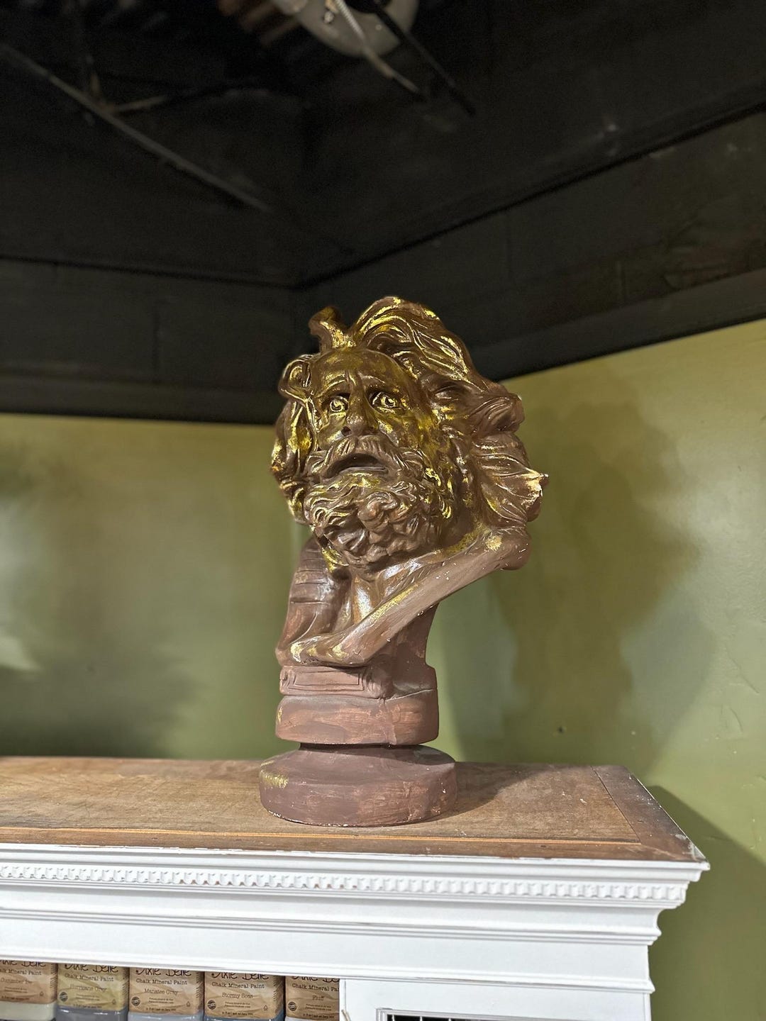 Bust Antique Vintage Man Bust Statue - Etsy