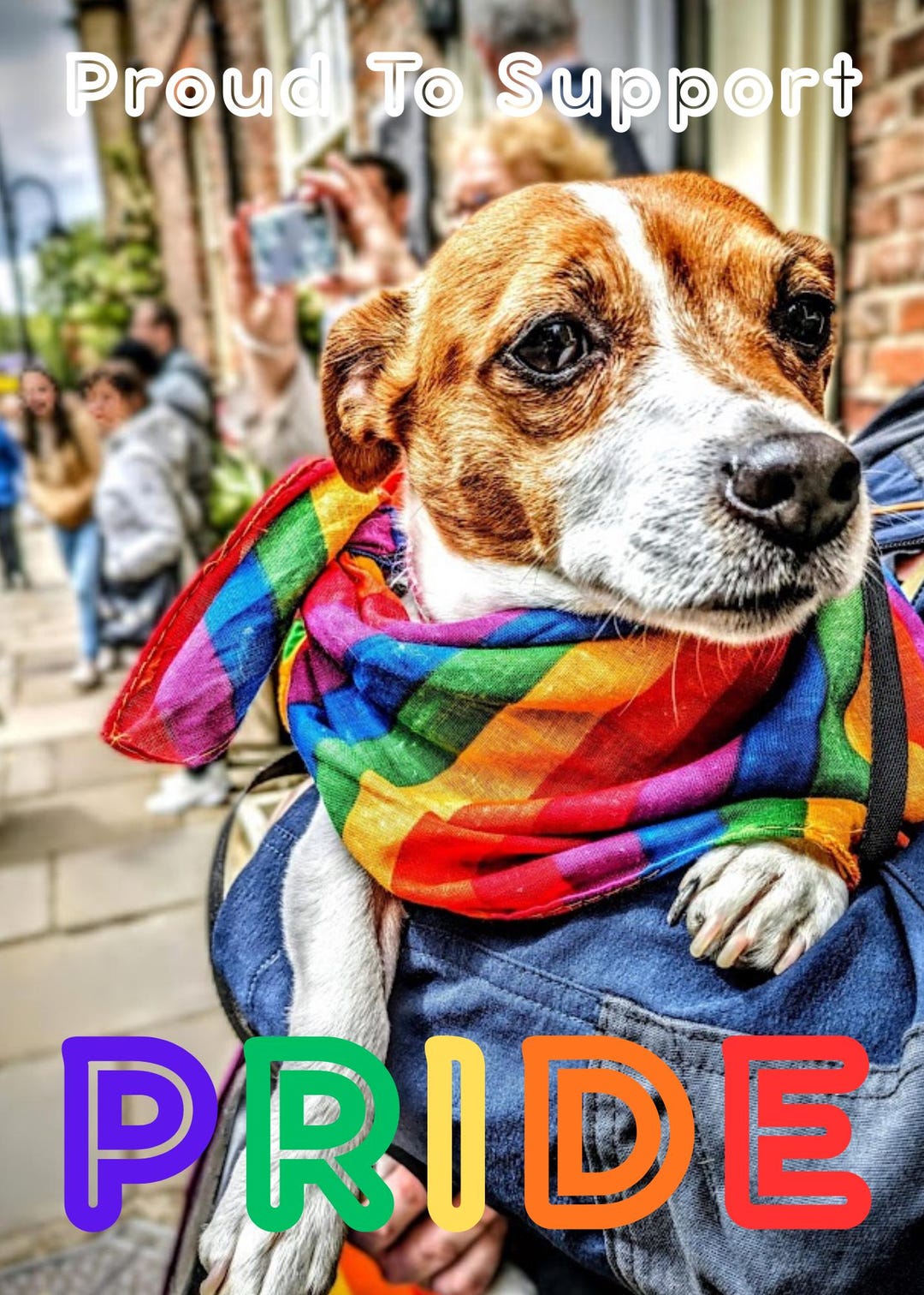 Proud to Support PRIDE Dog Digital Download - Etsy Canada