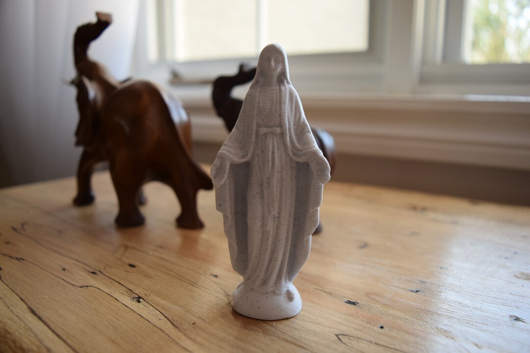 Virgin Mary Statue Figure Authentic Handmade - FREE SHIPPING - Etsy