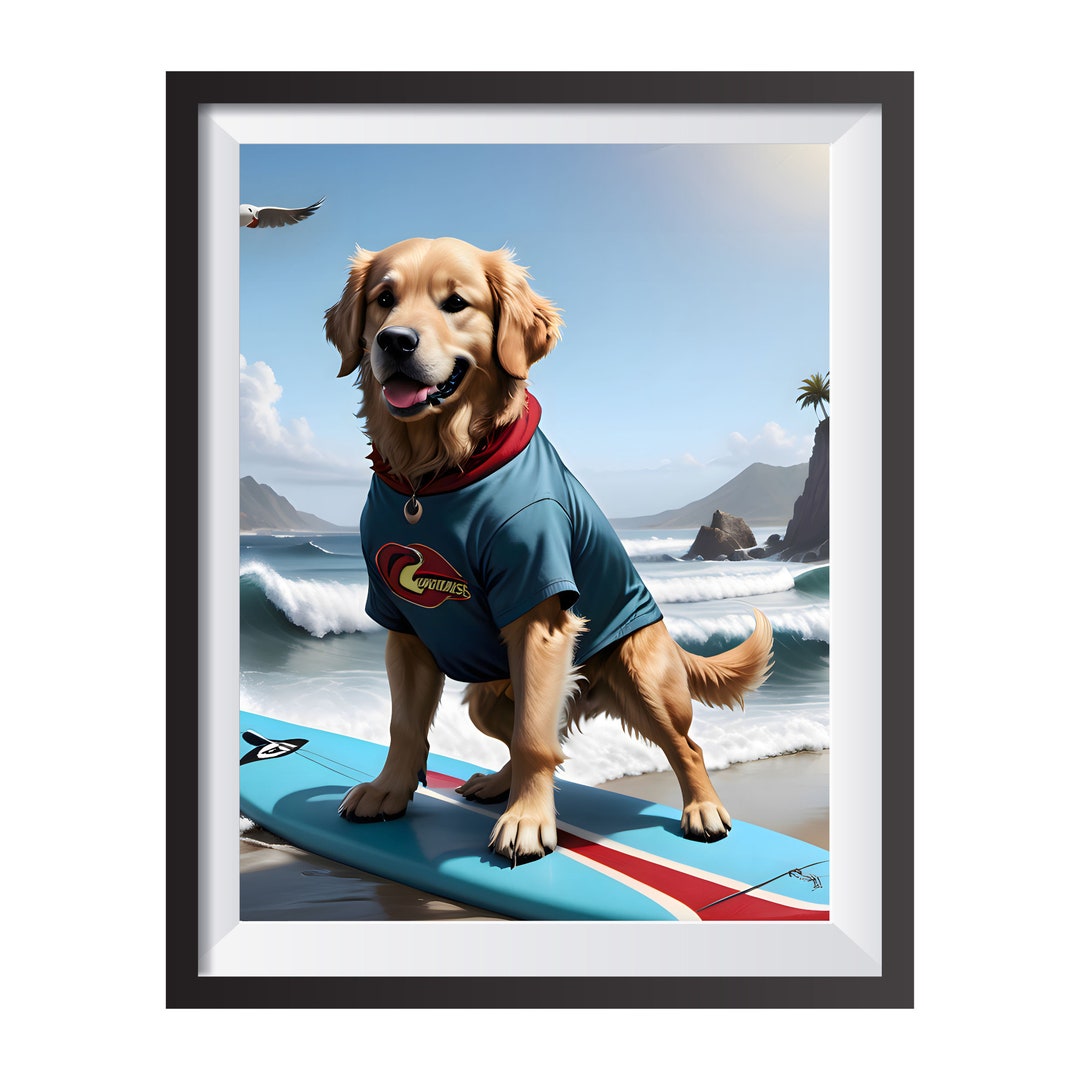 Printable Dog Wall Art, Dog Portrait, Funny Dog Poster, Gifts for Dog ...