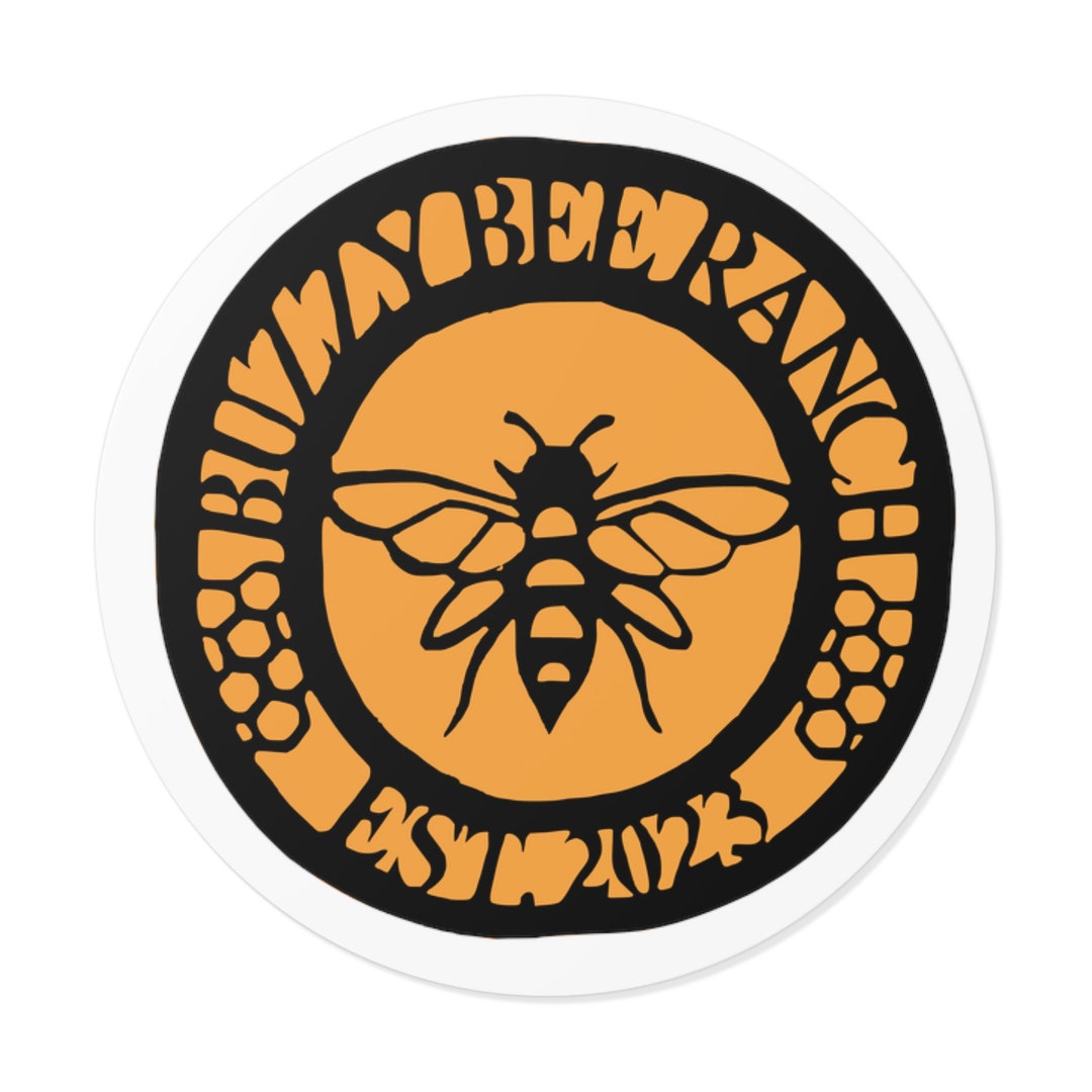 2x2 Buzzy Bee Vinyl Stickers - Etsy