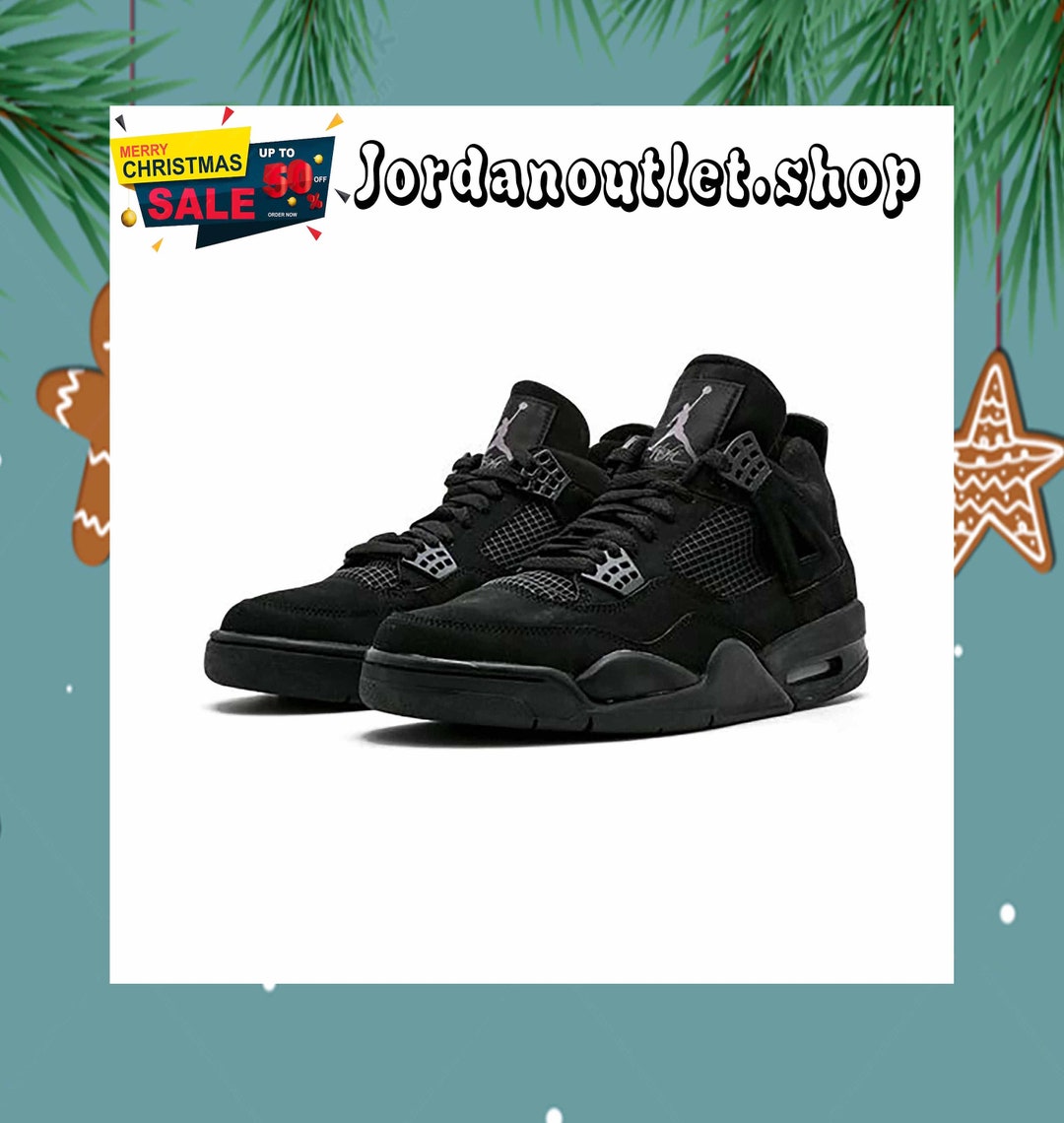 Air Jordans 4 black Cat Jordan Black Cat SALE 50% All - Etsy