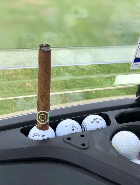 Golf Ball Cigar Holder Custom Handmade Golf Accessory Golf Gift for Him ...