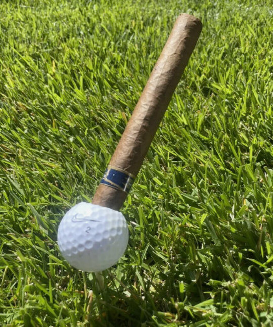 Golf Ball Cigar Holder Custom Handmade Golf Accessory Golf Gift for Him ...