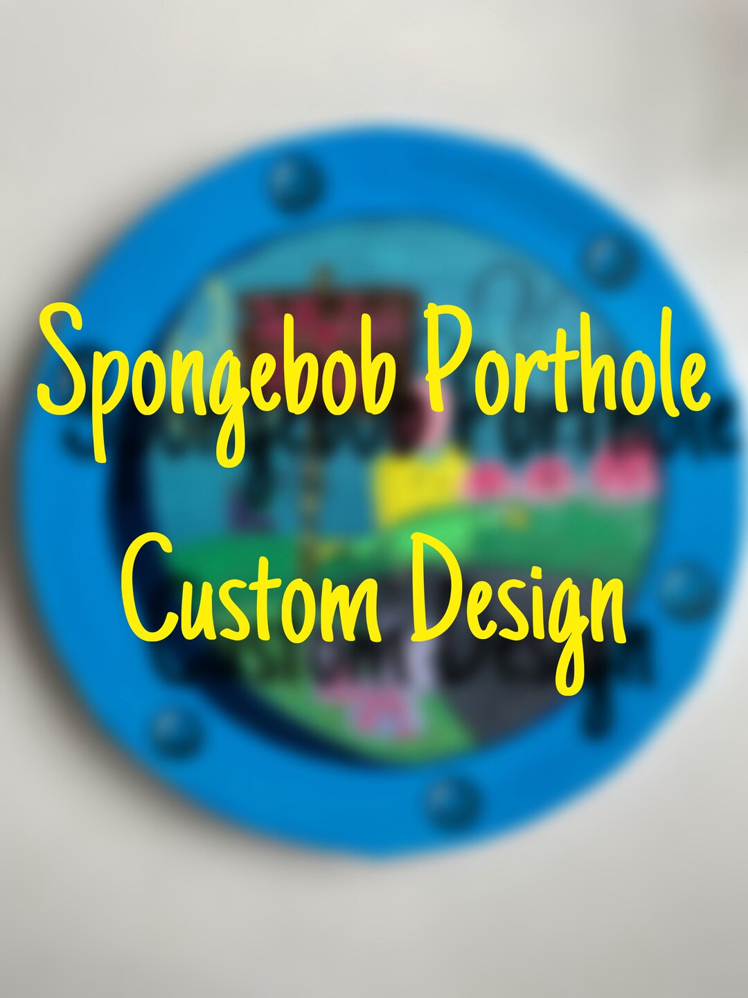 Individual Spongebob Porthole / Custom Design - Etsy