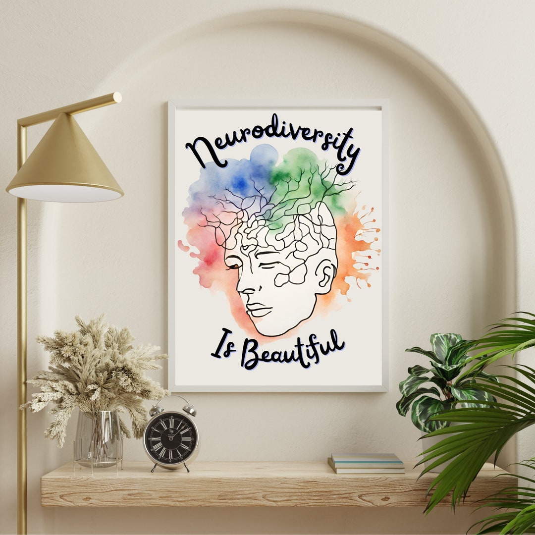 Neurodiversity is Beautiful Poster Autism/adhd Acceptance - Etsy