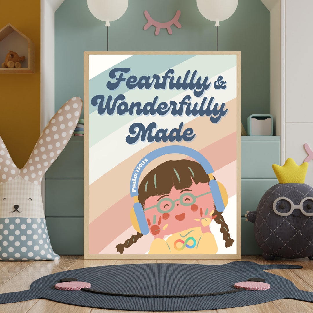 Christian Autism & Neurodiversity Wall Art | Scripture Poster ...