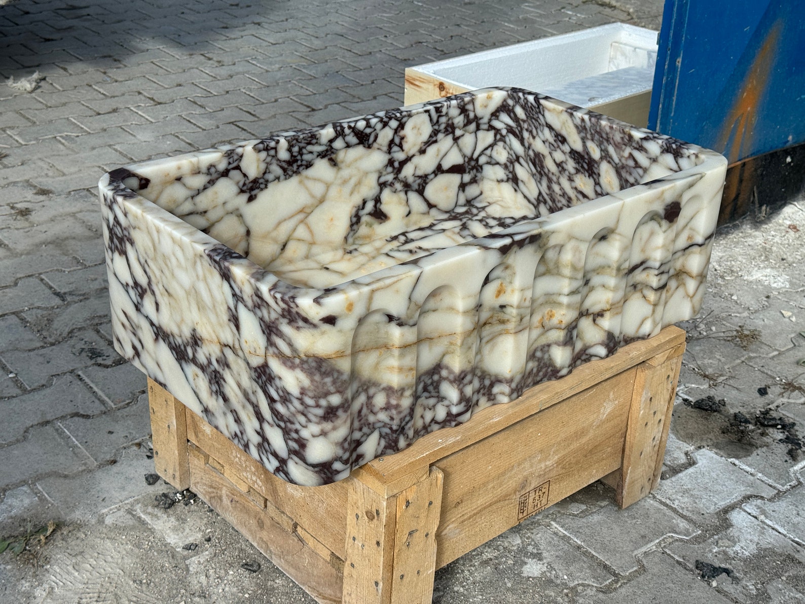 Calacatta Viola Marble Sink,farm House, Marble Wash Basin,trendy ...