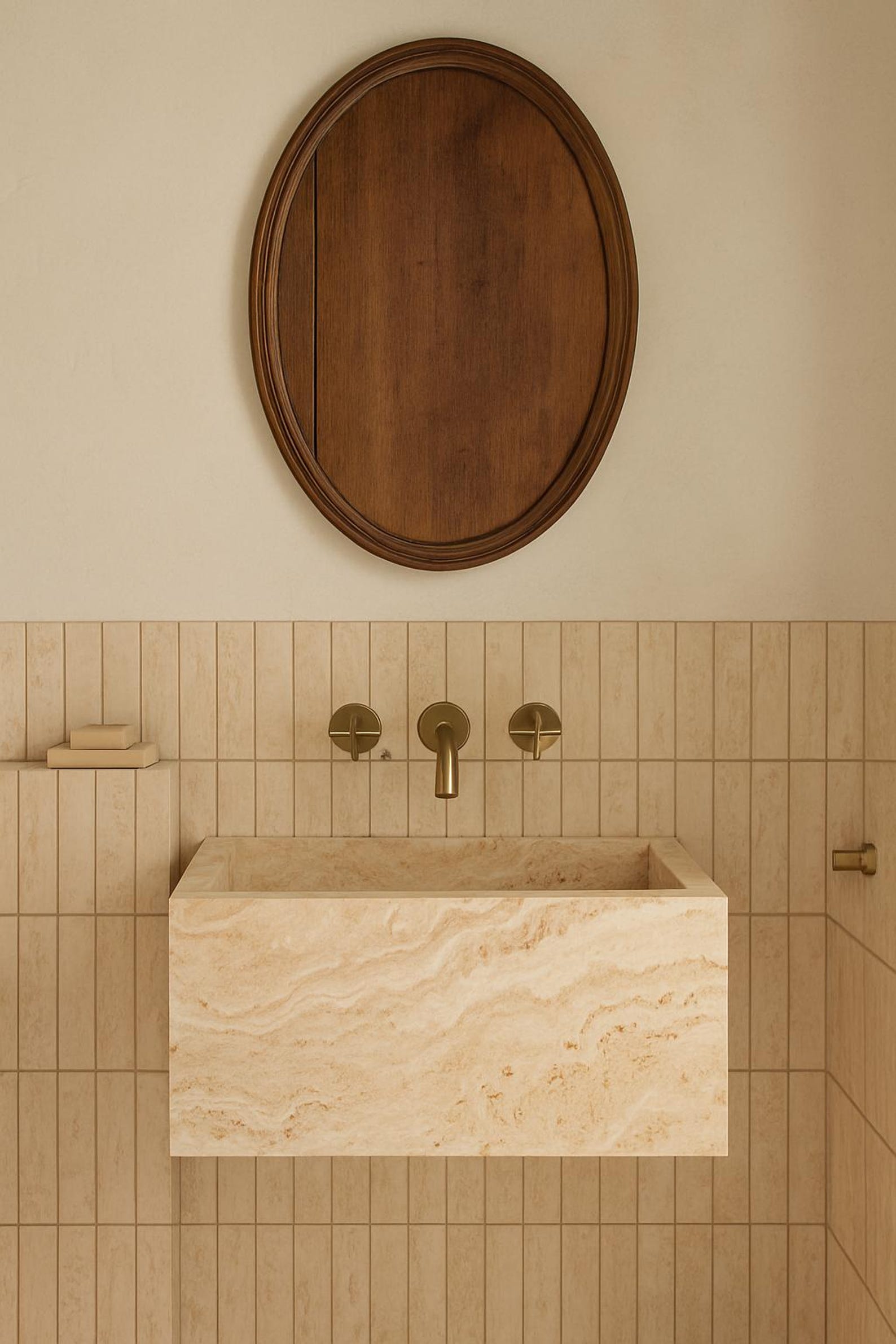 Travertine Marble Sink,marble Wash Basin,trendy Bathroom Sink, Bathroom ...