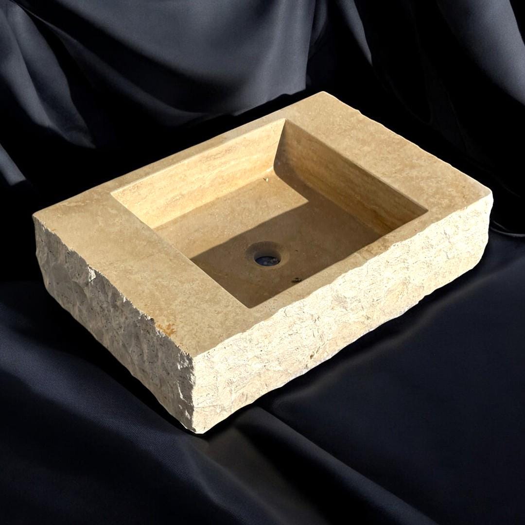 Travertine Marble Sink,marble Wash Basin,trendy Bathroom Sink, Bathroom ...