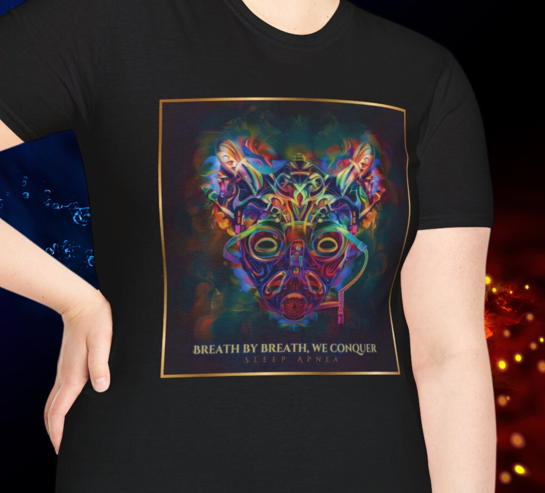 Night Warrior T-shirt, Conqueror of Sleep Tee, CPAP Warrior Unisex ...