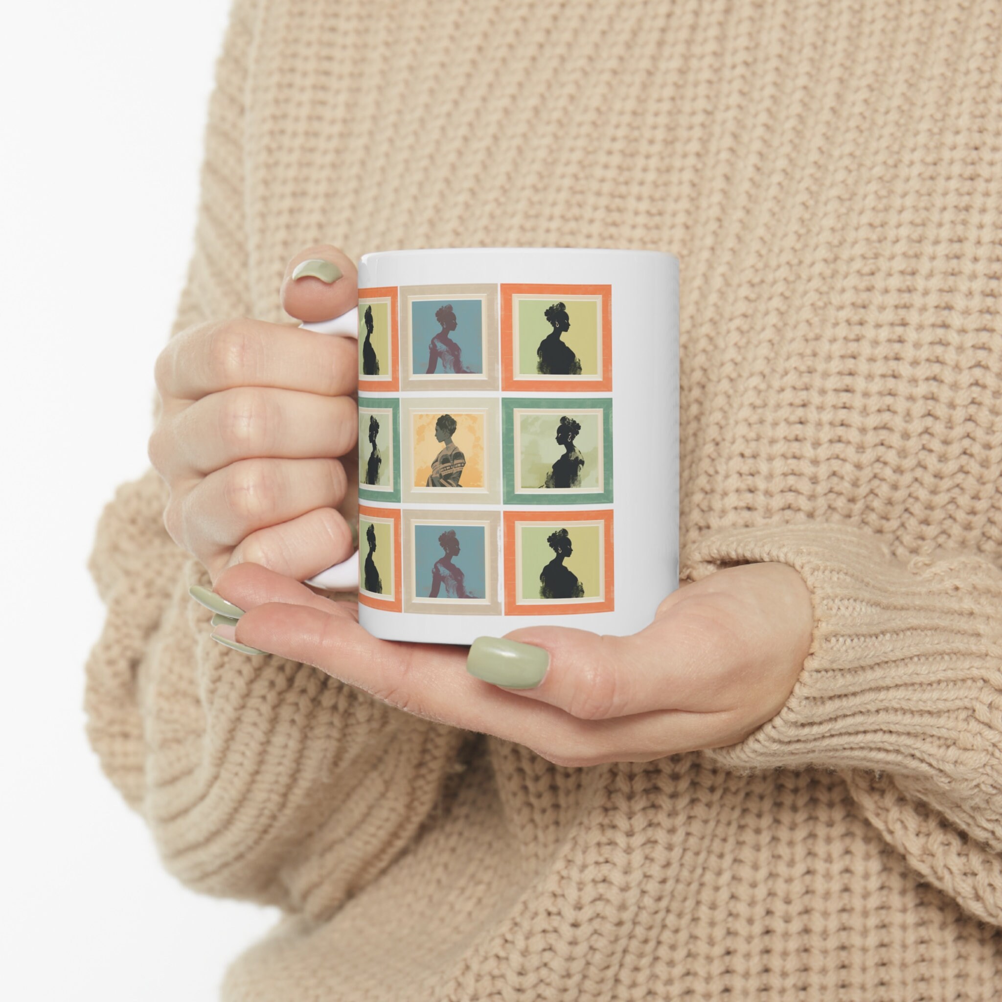 Legacy Ladies Mug, Women's Wisdom Silhouette Sister Mug, Resilient ...