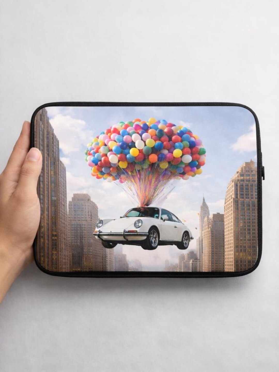 Floating Porsche 911 Wall Art – Surreal Digital Artwork With ...