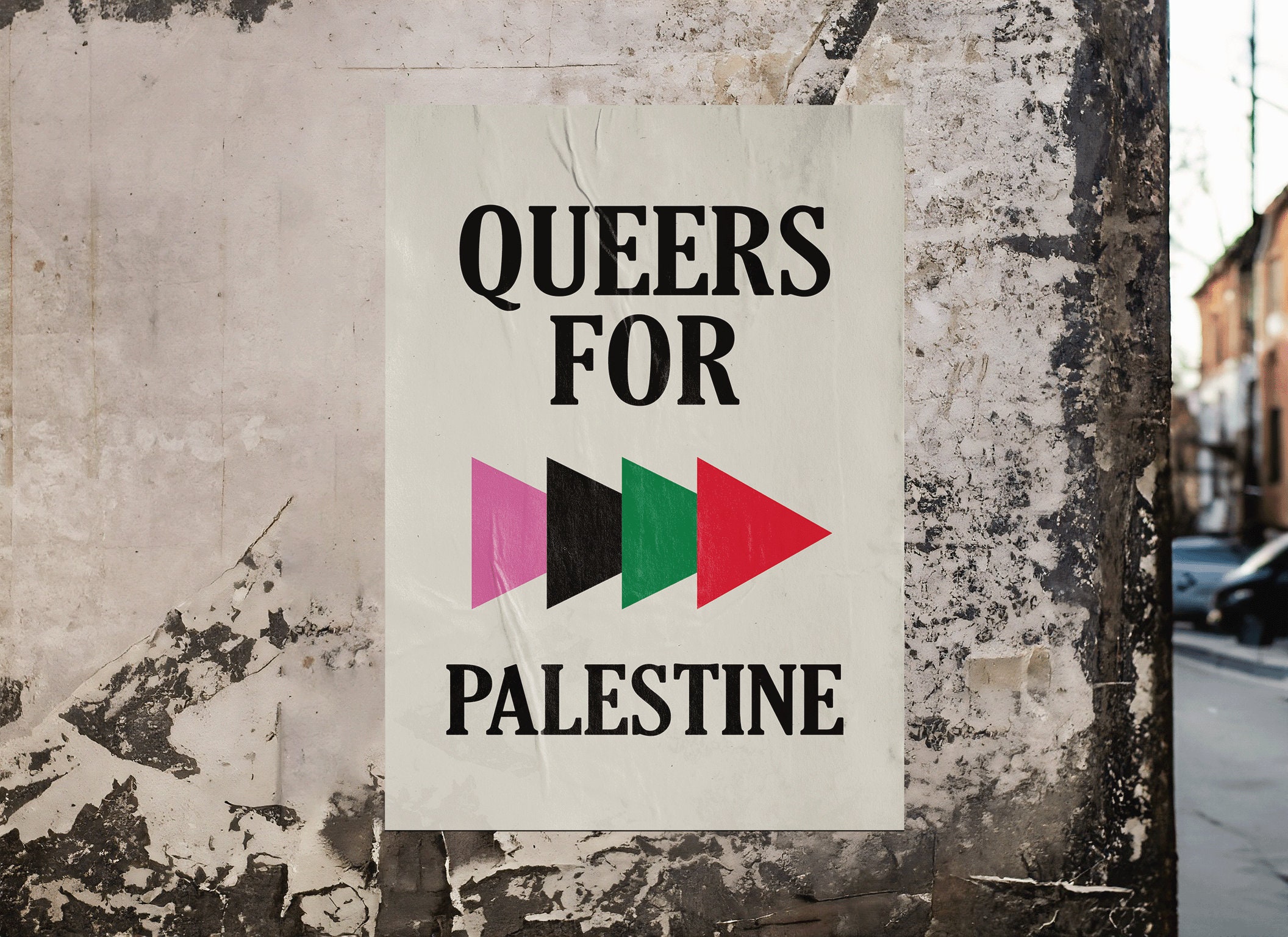 Queers for Palestine Free Palestine Poster, Printable Wall Art, Digital ...