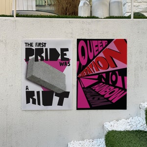 The First Pride Was A Riot Poster, Printable Wall Art, Digital Download ...