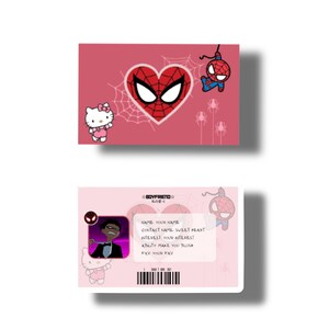 Lover ID Card (template) - Etsy