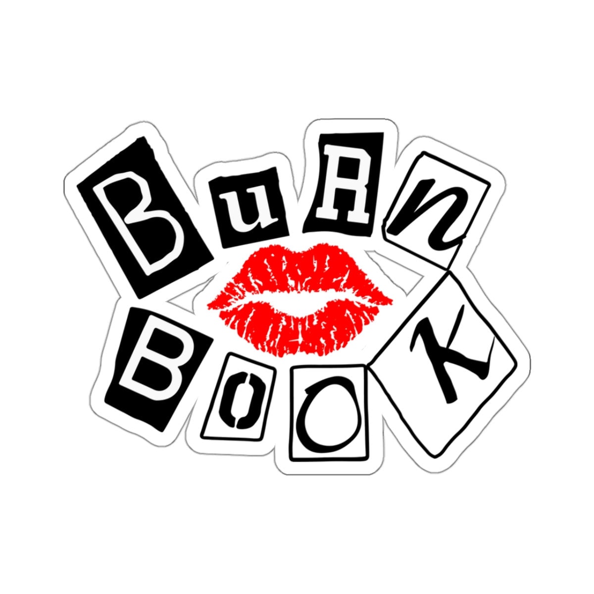 Mean Girls Burn Book Sticker - Etsy Mean Girls Burn Book Sticker - Etsy