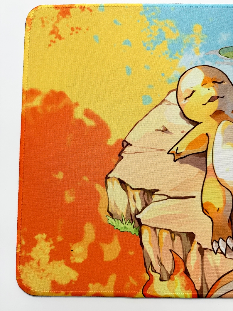 Desk Mat / Playmat Pokemon 1st Generation charmander, Bulbasaur ...