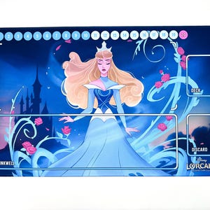 Playmat Lorcana TCG - Lilo & Stitch - 24" X 14" Inches (600 X 350 Mm ...